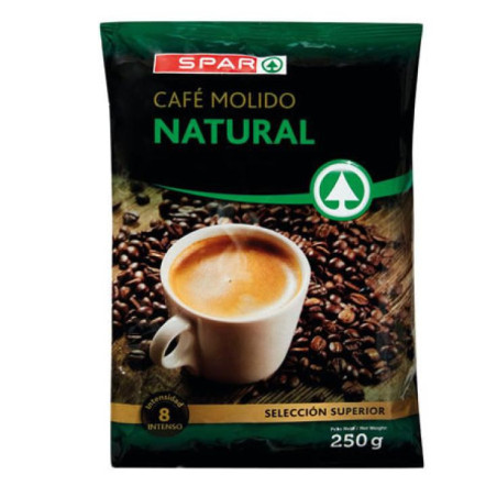 CAFE SPAR MOLIDO NATURAL PTE. 250G